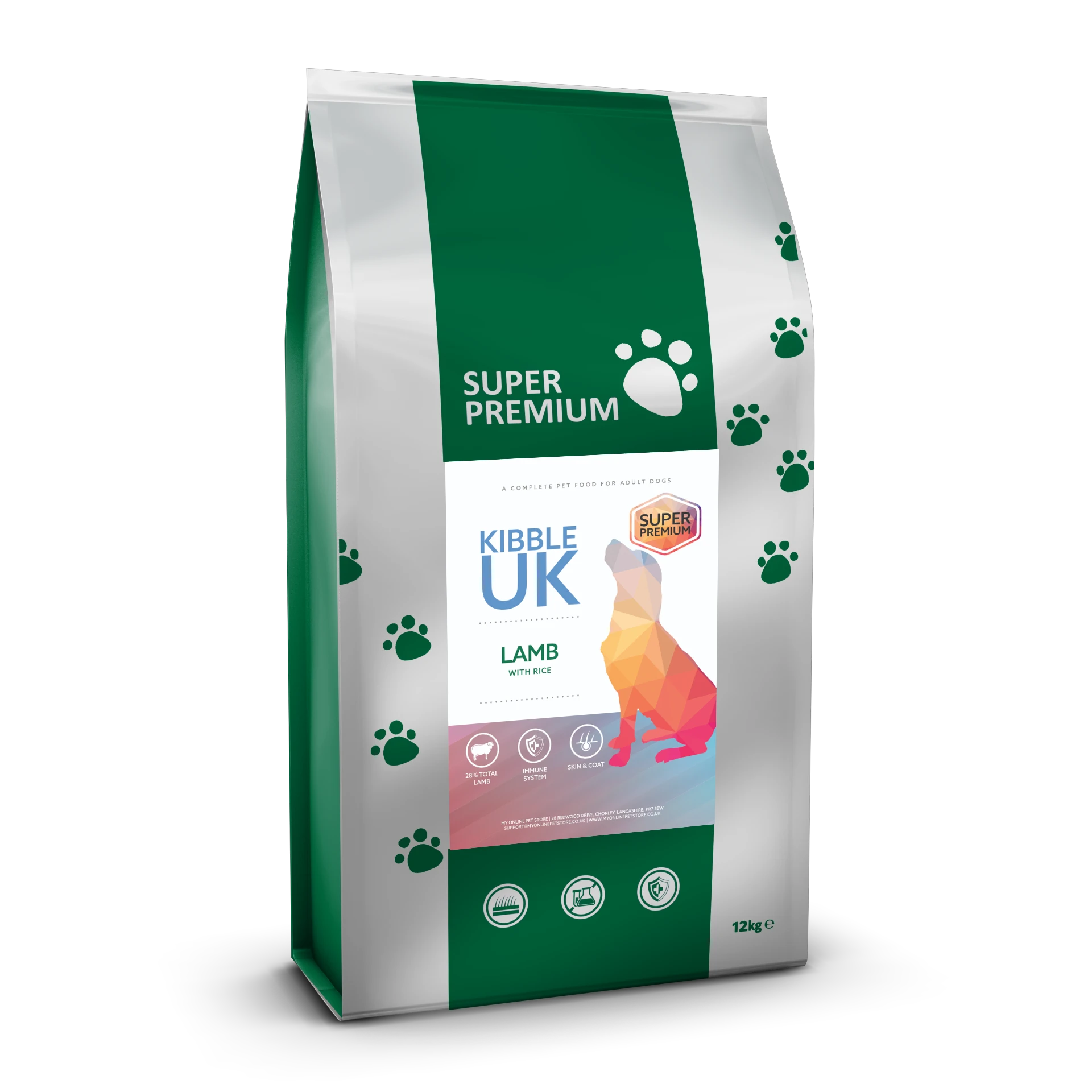 Super Premium Dog Food - Hypoallergenic - Kibble UK